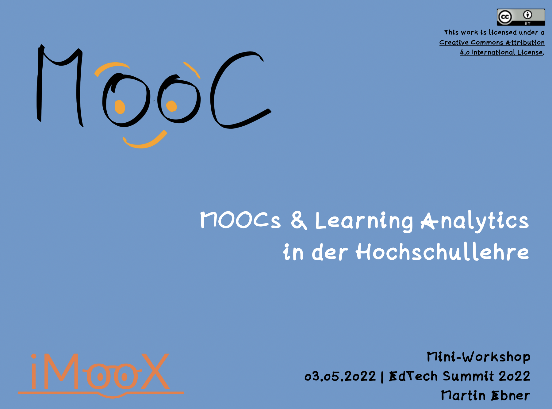 [workshop] MOOCs & Learning Analytics in der Hochschullehre #imoox #mooc #learninganalytics – e ...